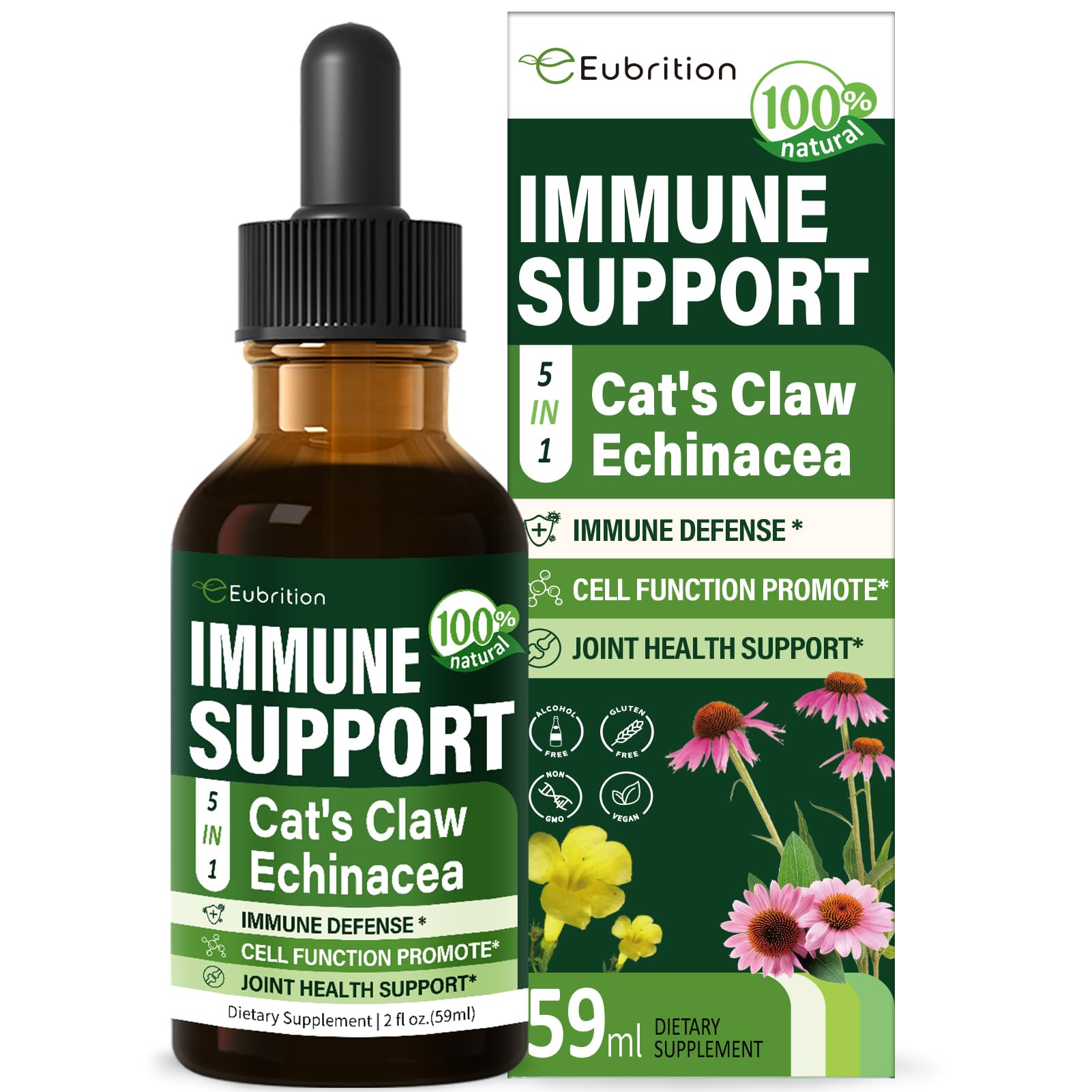 Echinacea liquid drops for immunity