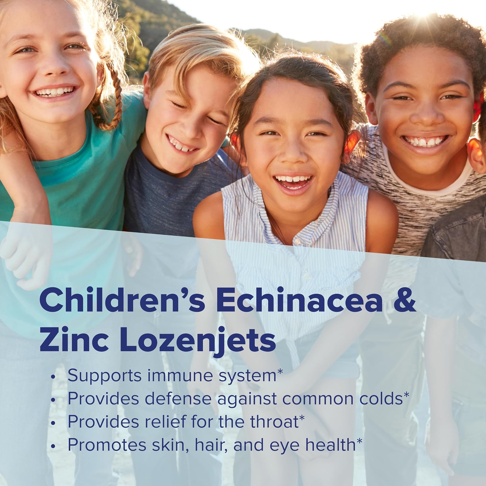 Echinacea lozenges for children's health