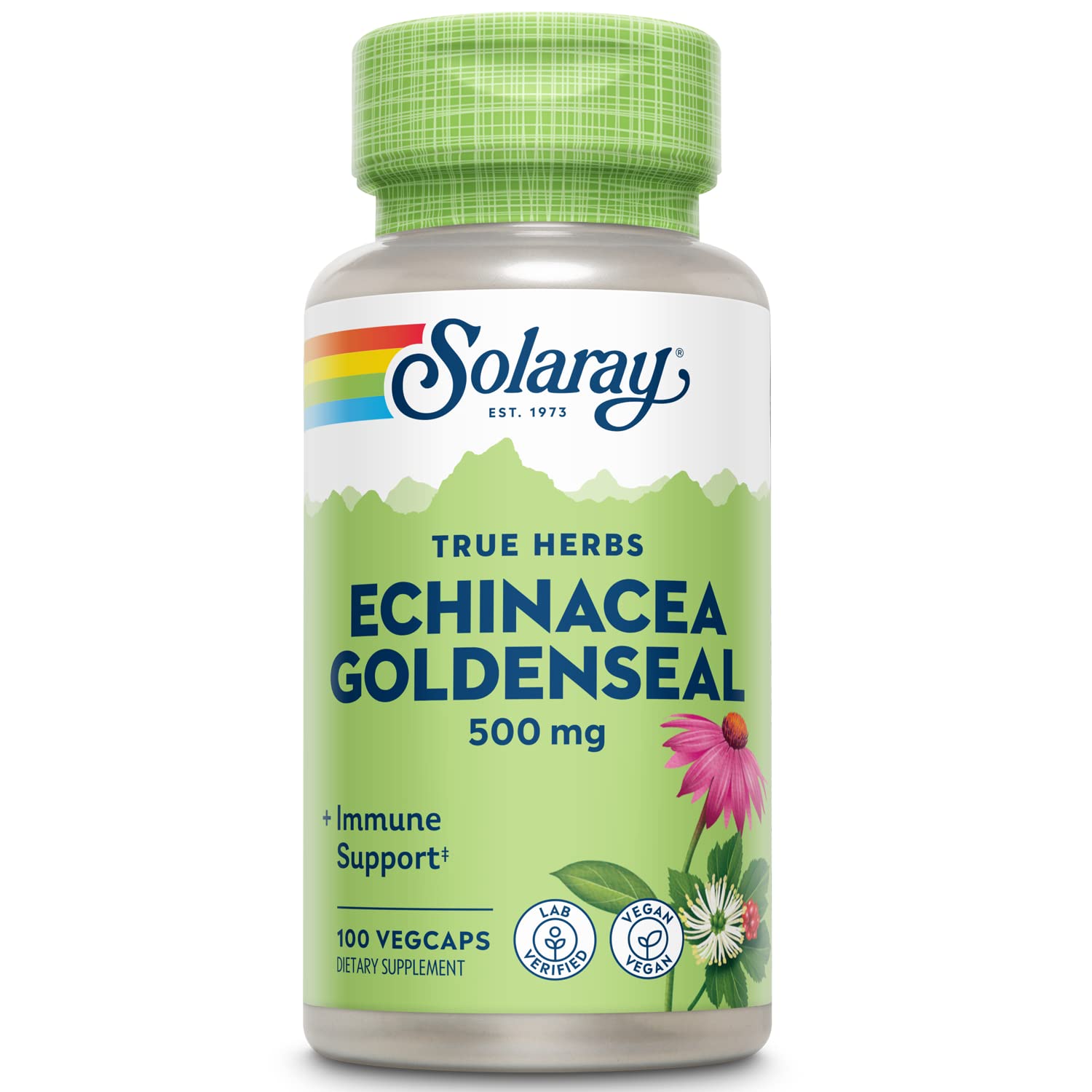 Echinacea root herbal supplement