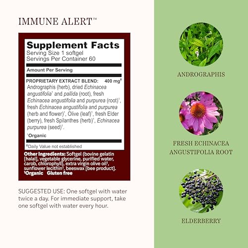 Echinacea softgels for seasonal wellness