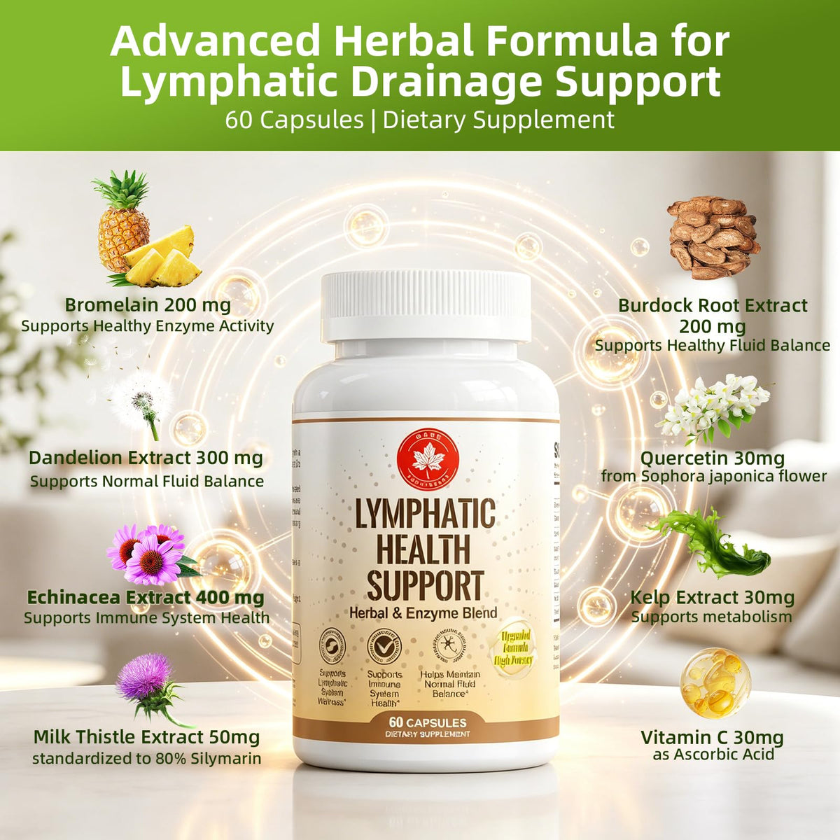 Echinacea supplement for immune support