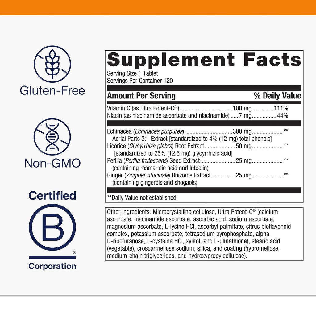 Echinacea Synergy natural health supplement