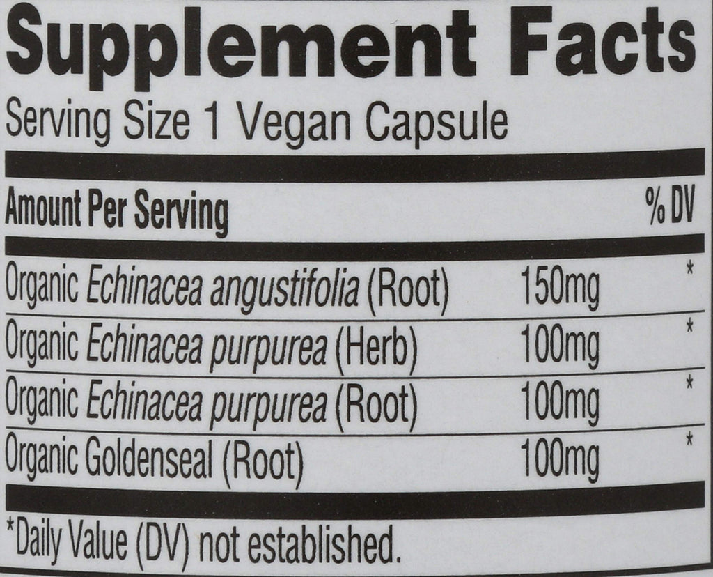 Echinacea tablets for seasonal health
