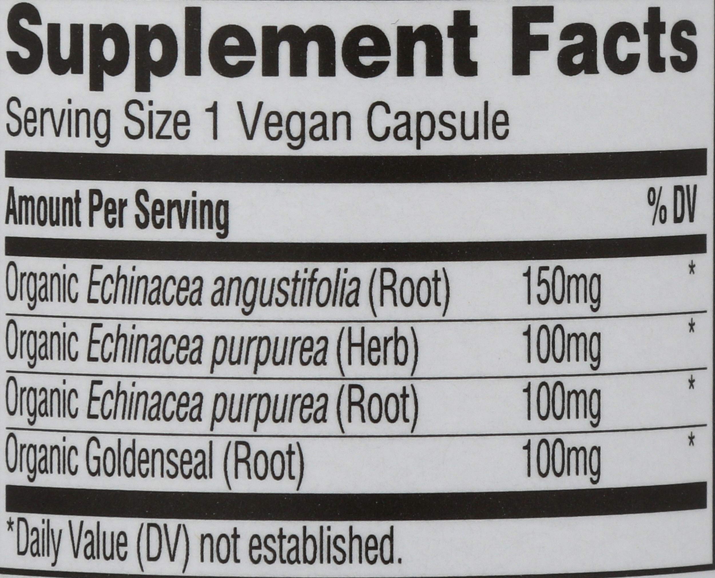 Echinacea tablets for seasonal health