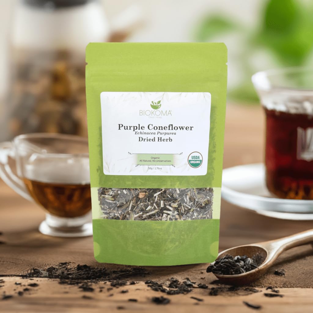 Echinacea tea for seasonal support