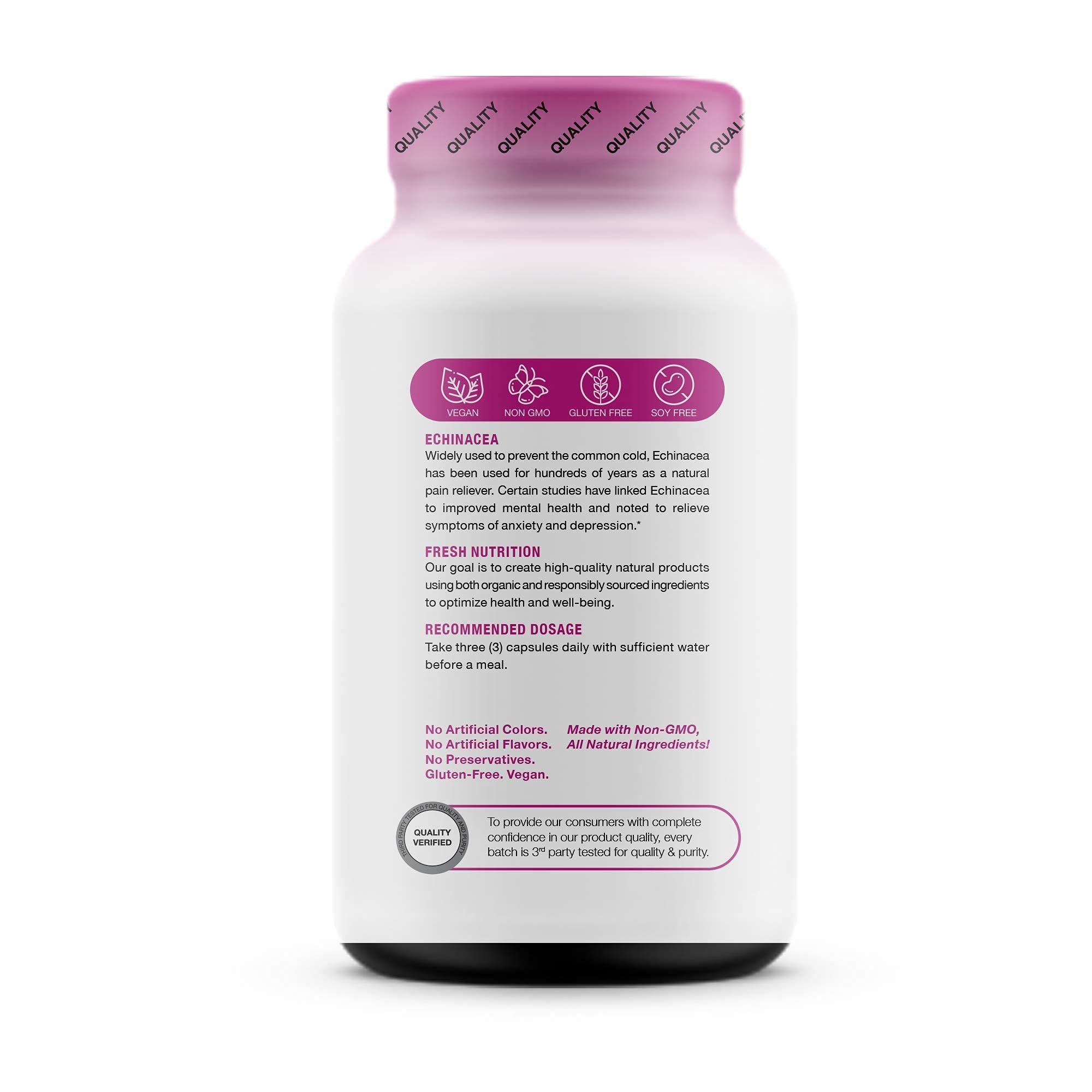 Echinacea tea for soothing relief