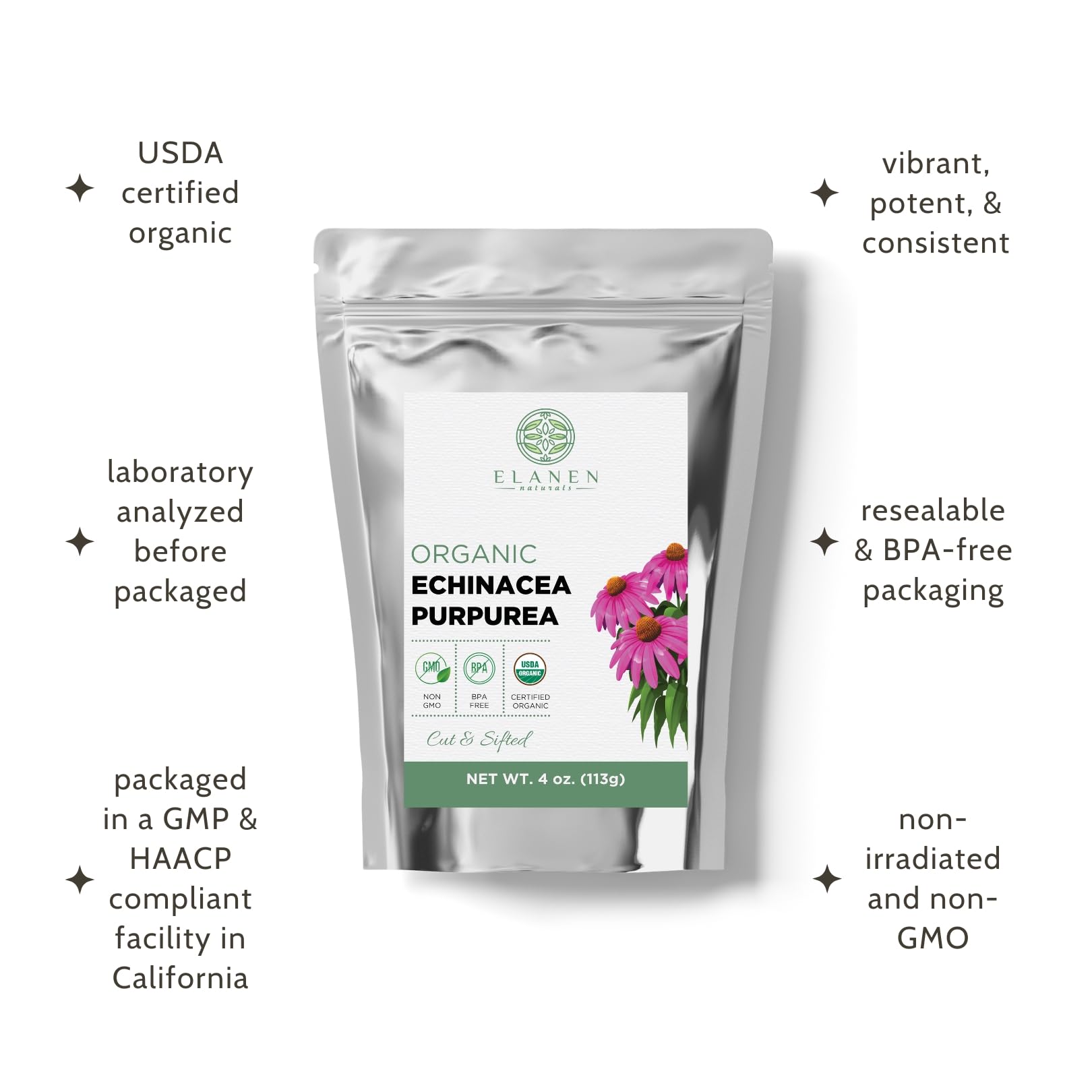 echinacea tea for soothing throat