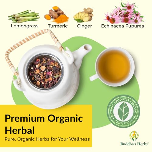 echinacea tea with lemongrass flavour