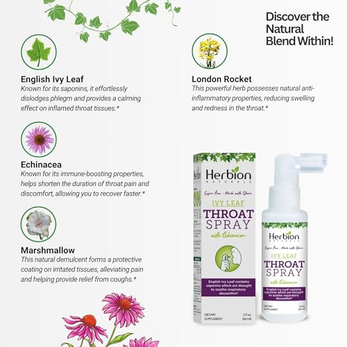 Echinacea throat spray for adults