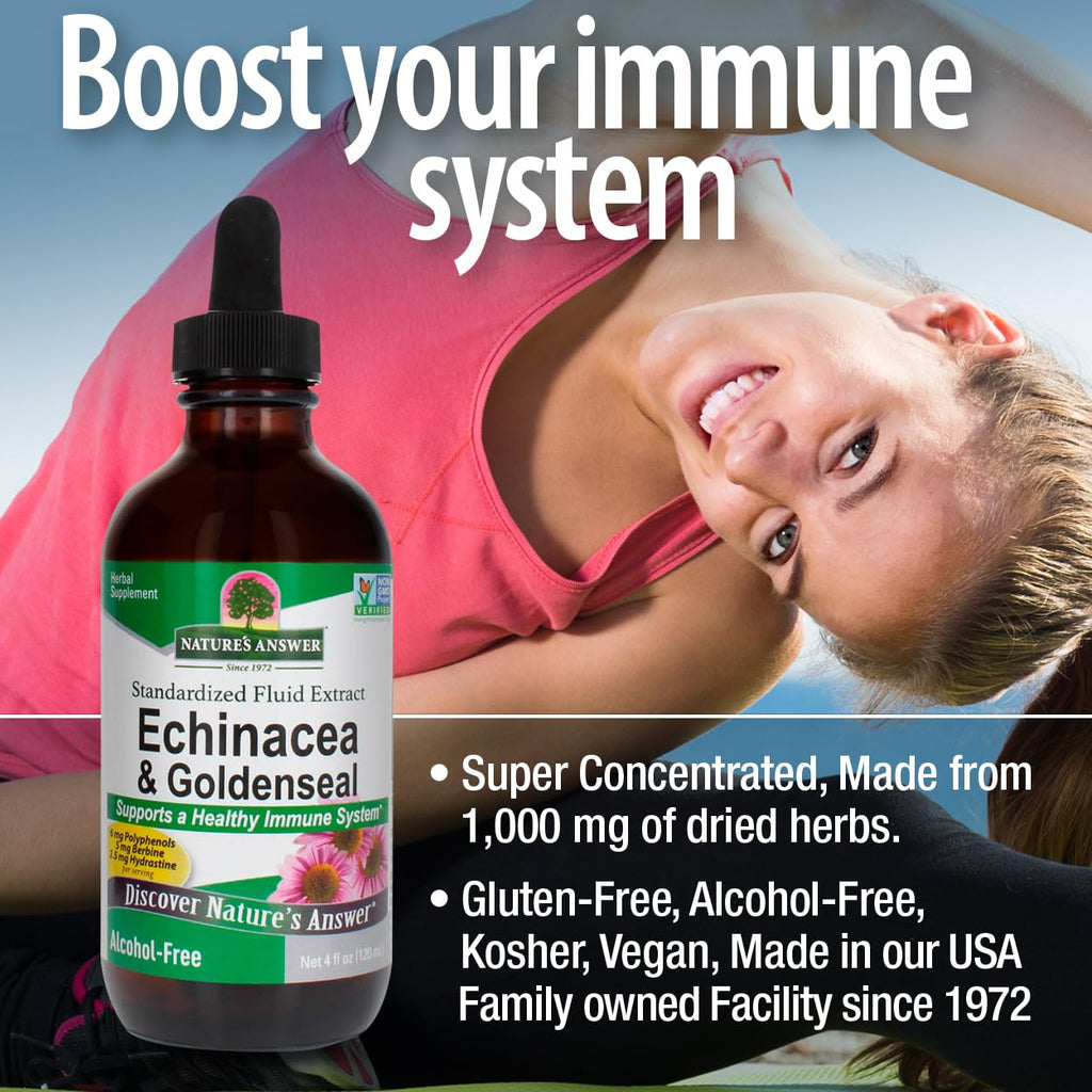 Echinacea tincture for cold relief