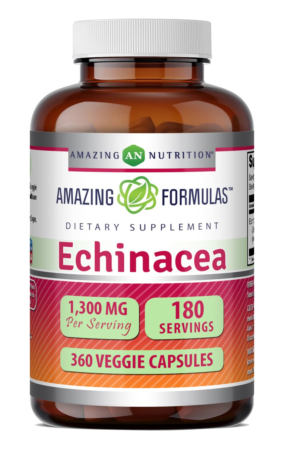 Echinacea veggie capsules for immunity