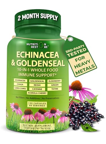 echinacea with elderberry for wellness