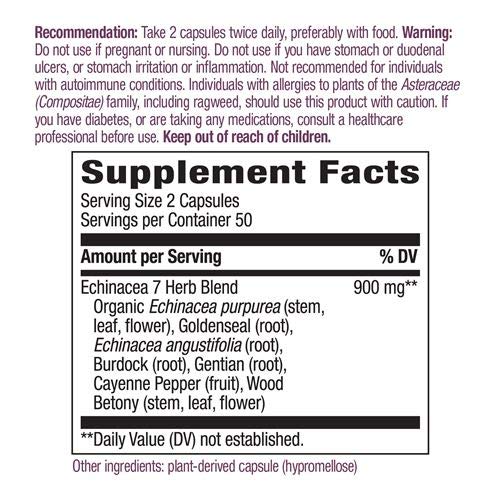Echinacea with vitamin C and zinc