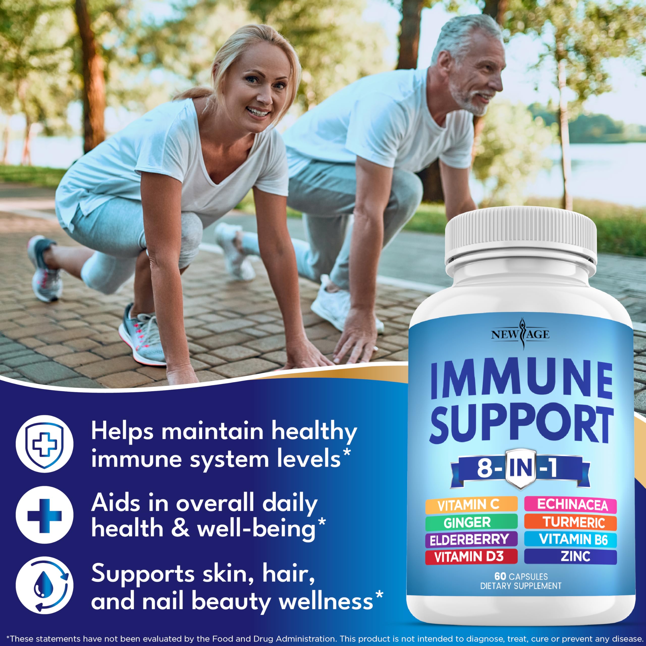 Echinacea with zinc for immunity