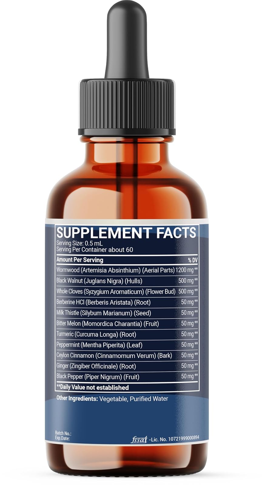 Echinacea wormwood drops for seasonal support