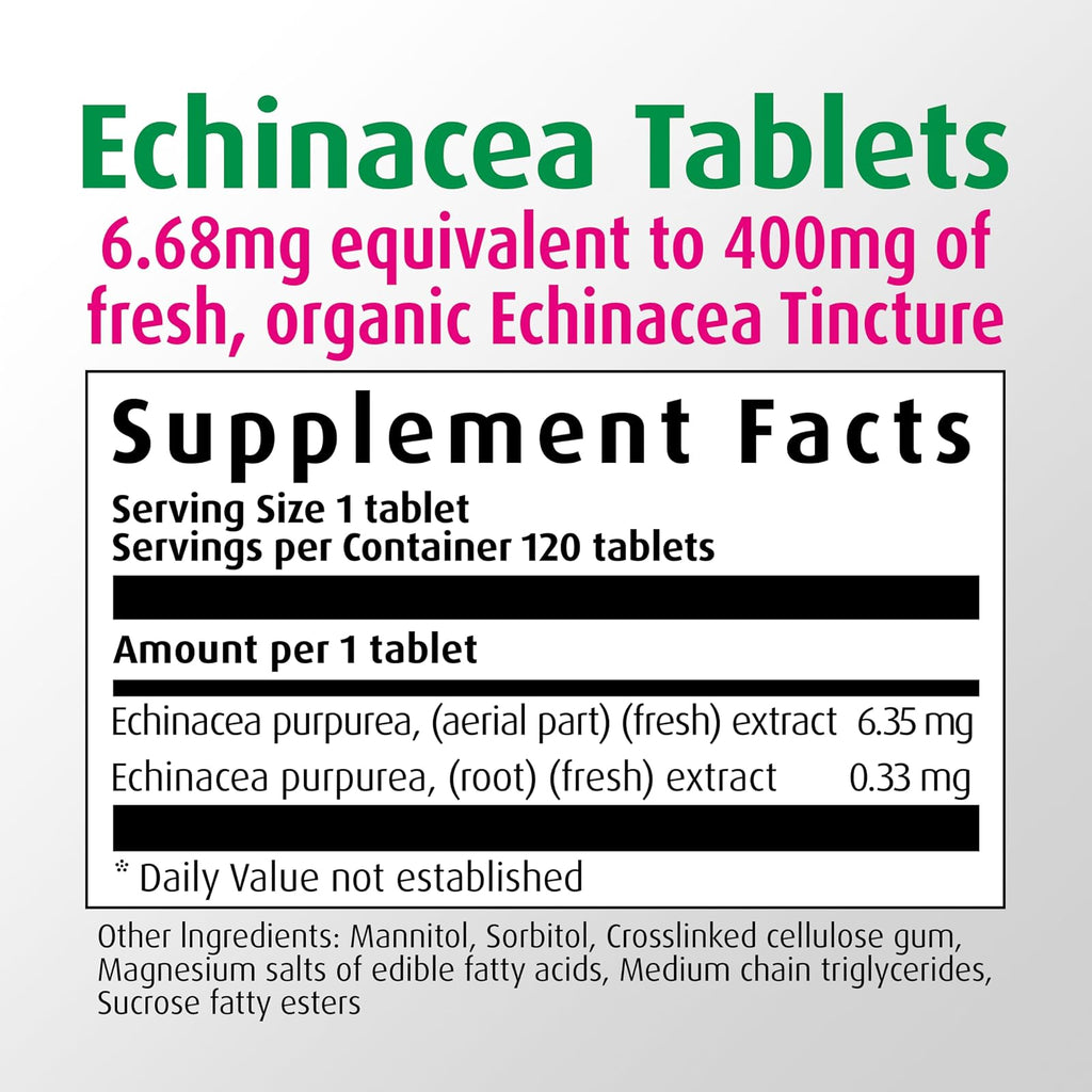 Echinaforce echinacea with vitamin C