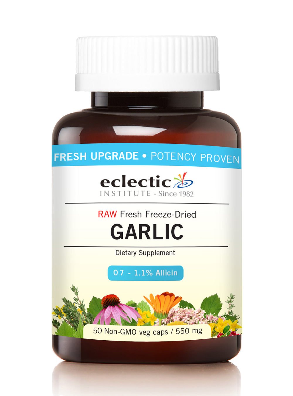 Eclectic Garlic 550 mg supplement