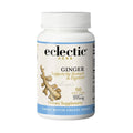 Eclectic Ginger tea capsules for digestion