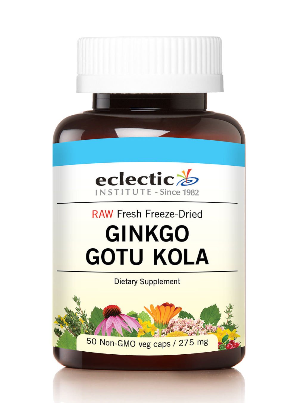 Eclectic Ginkgo Gotu Kola freeze dried vegetables