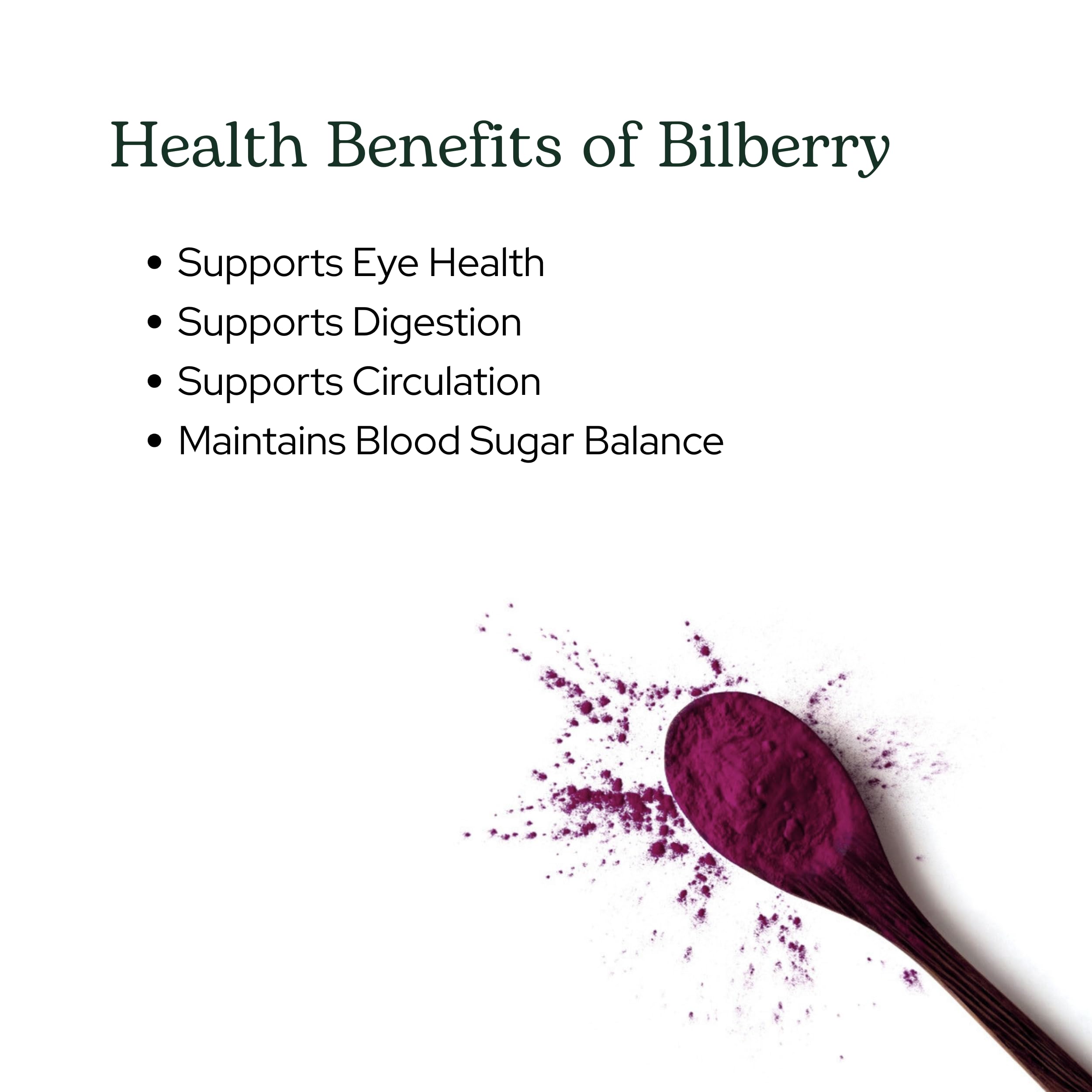 eclectic herb bilberry supplement