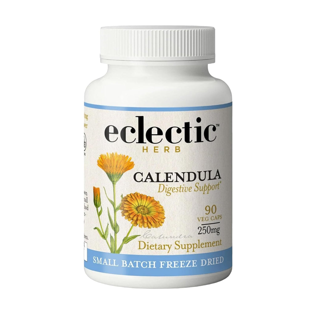 Eclectic Herb Calendula vitamin A capsules