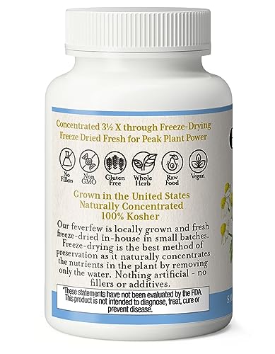 Eclectic Herb feverfew for wellness