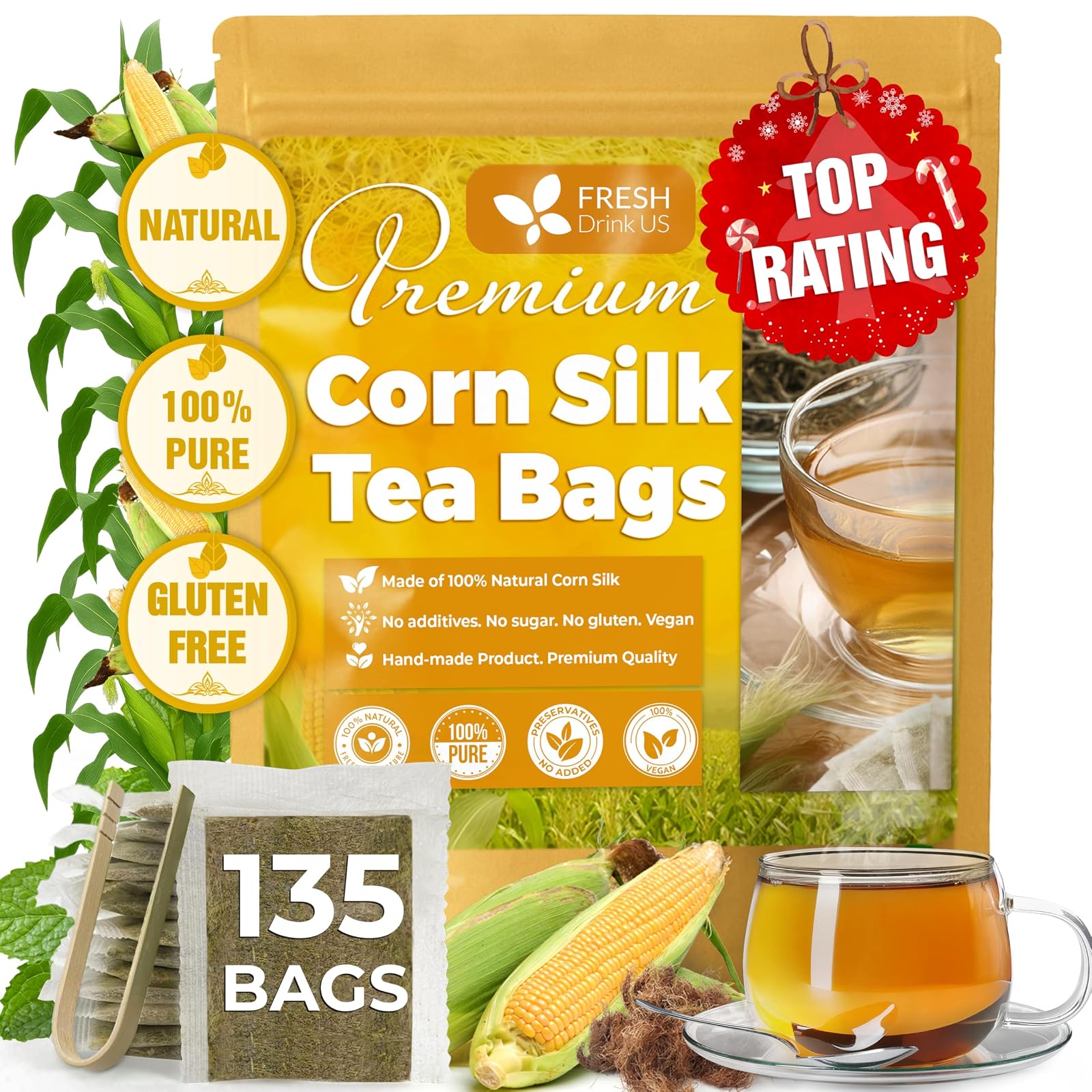 eco-conscious corn silk tea bags