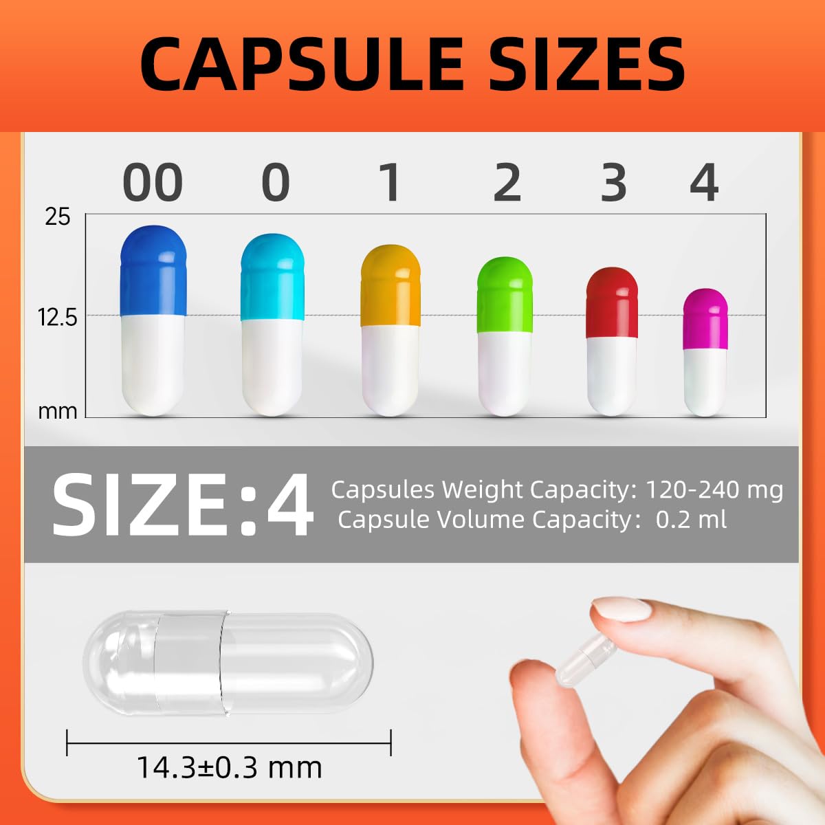 eco-friendly empty pill capsules