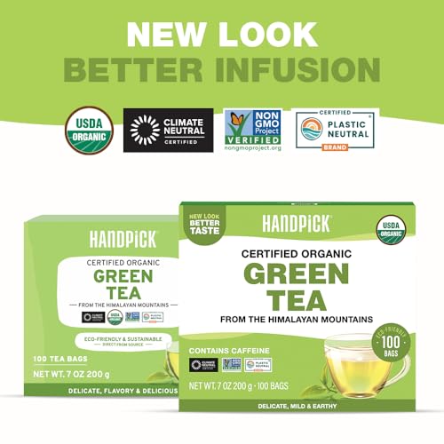 eco-friendly green tea bags