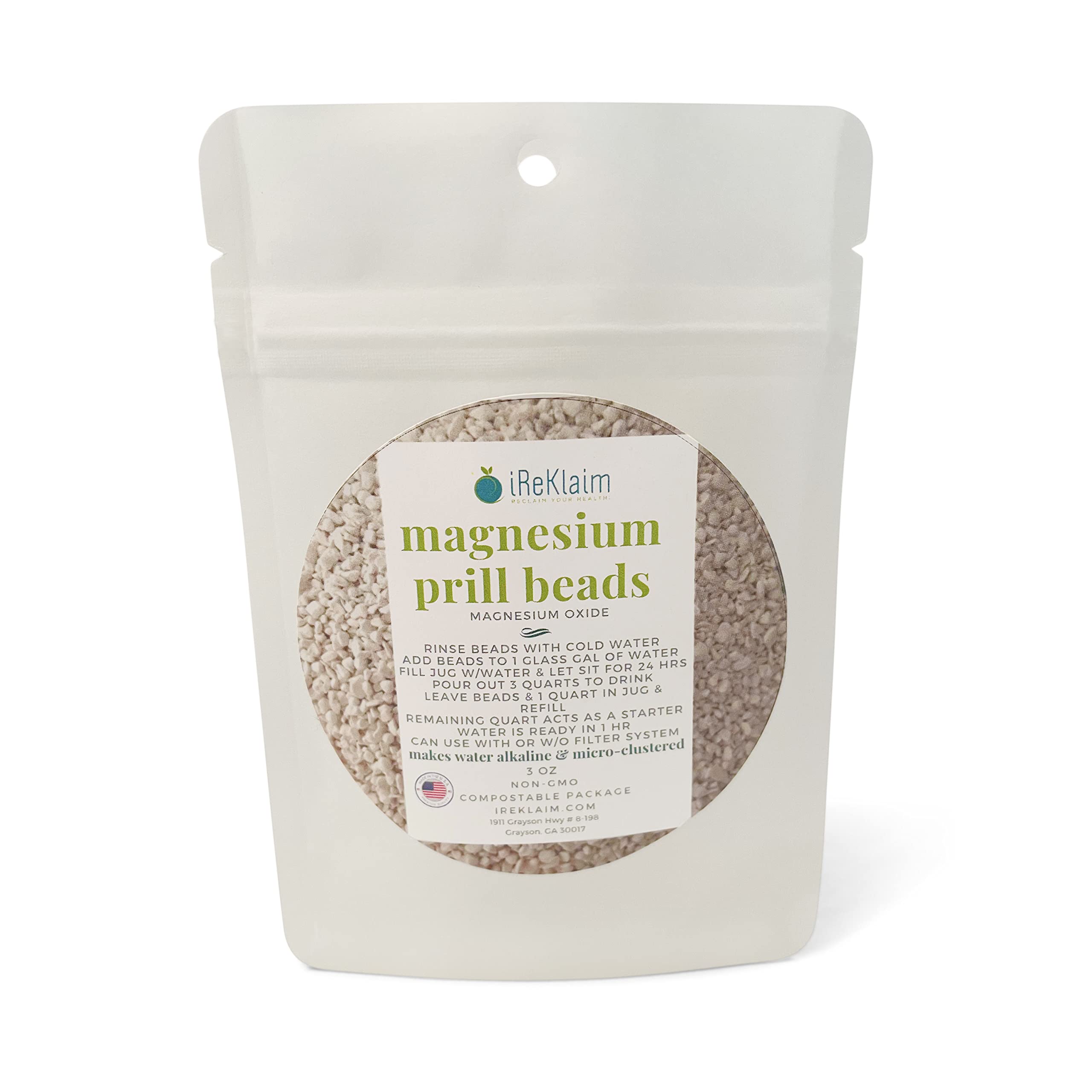 eco-friendly magnesium prill beads
