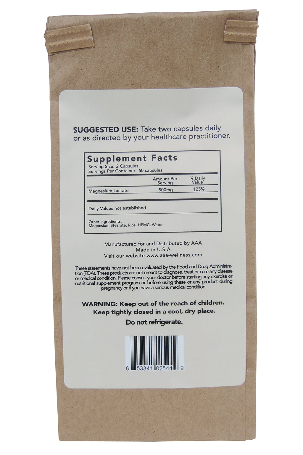eco-friendly magnesium refill pouch
