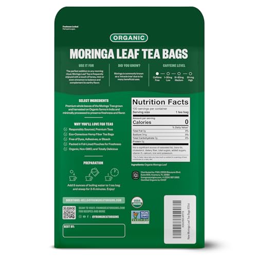 eco-friendly moringa herbal tea
