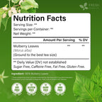 Eco-friendly mulberry leaf tea for detox