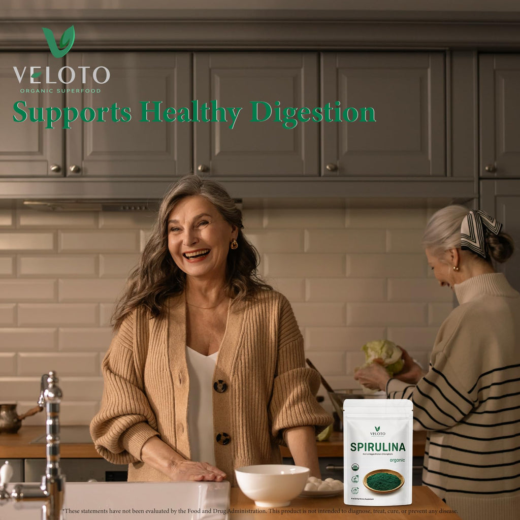 eco-friendly packaging VELOTO spirulina