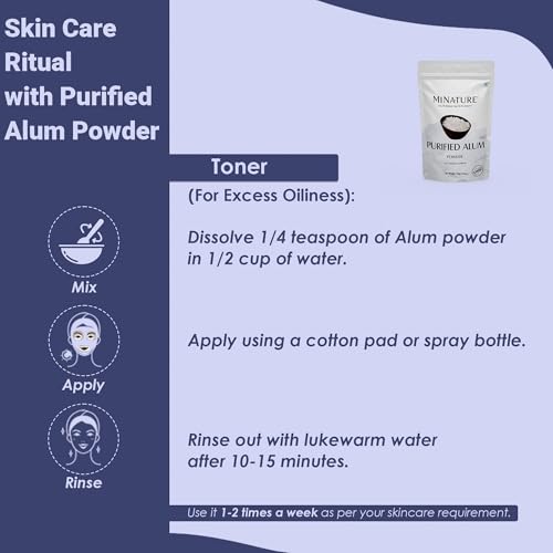 Eco-friendly skincare with potassium alum