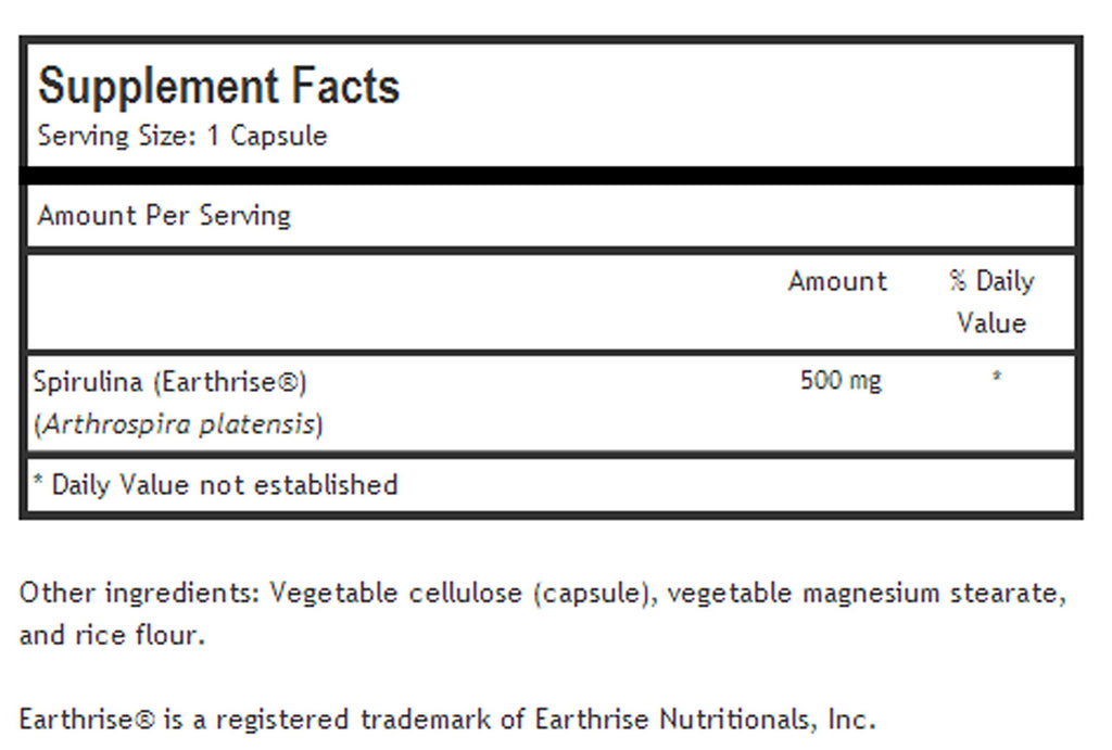 Eco-friendly spirulina supplement benefits