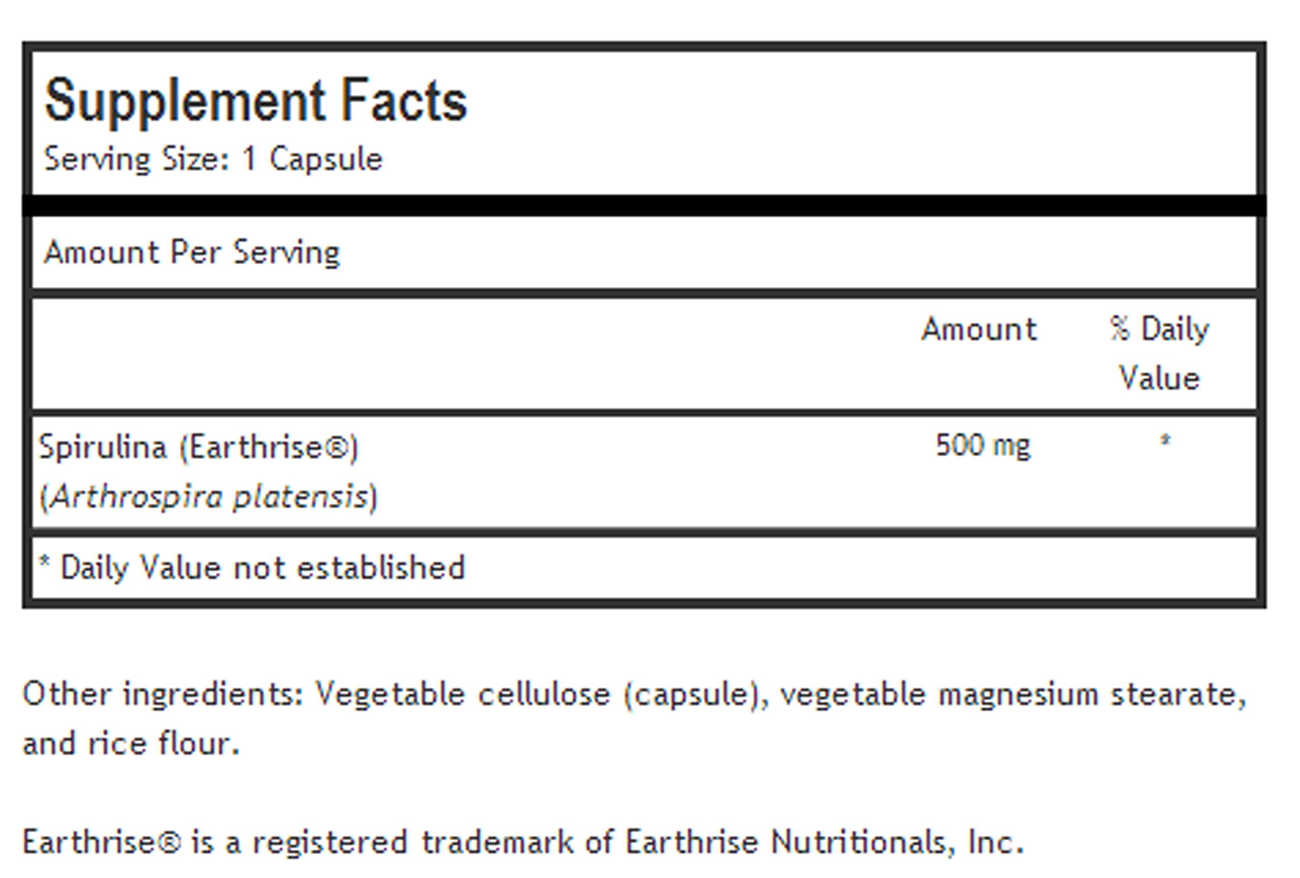 Eco-friendly spirulina supplement benefits