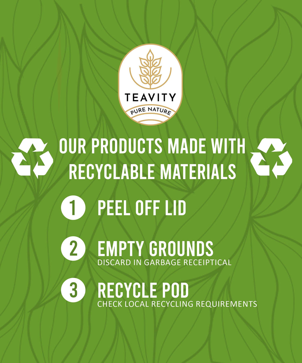 eco-friendly tea pods for Keurig