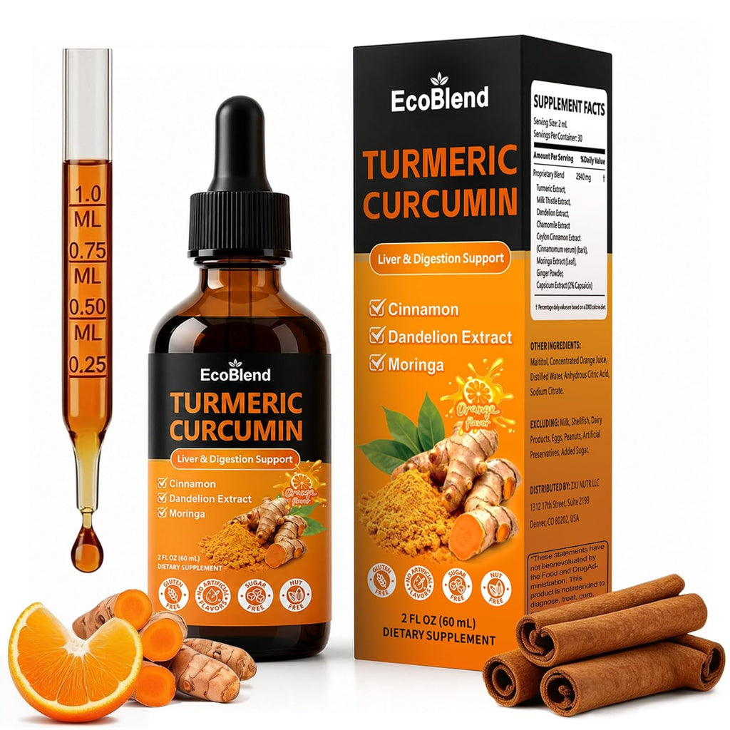 EcoBlend turmeric curcumin liquid drops