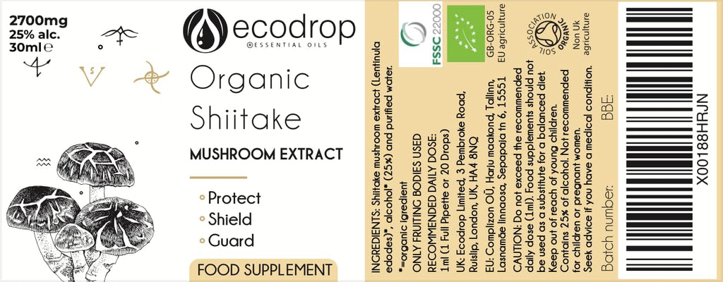 Ecodrop herbal mushrooms for daily health