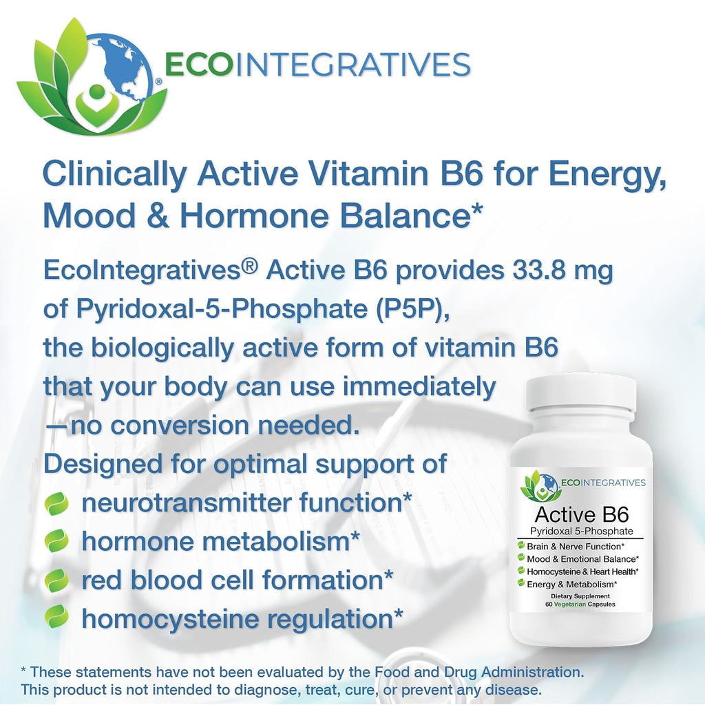 EcoIntegratives B6 capsules for energy