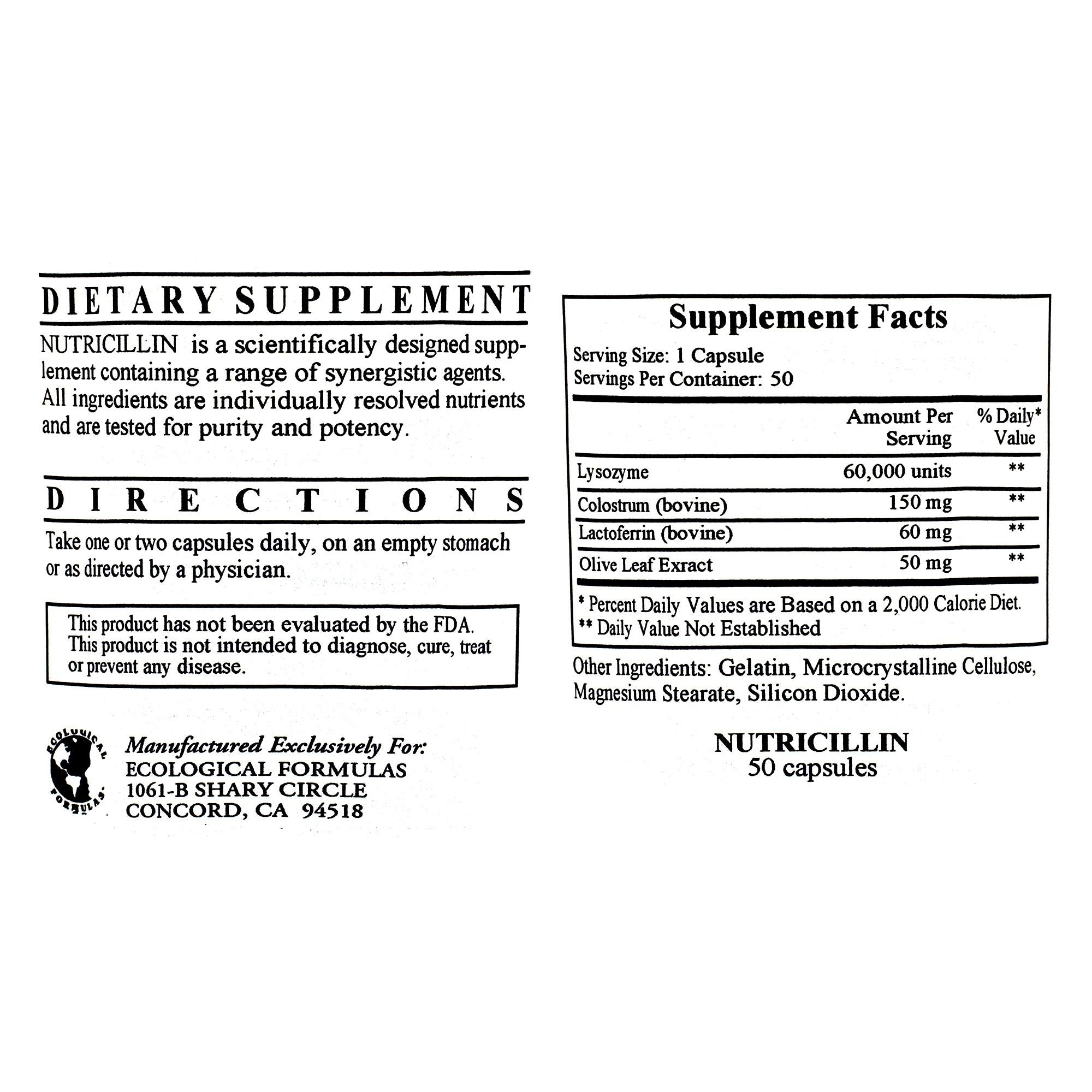 Ecological Formulas blended mineral capsules