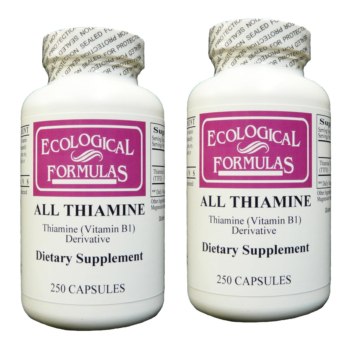 Ecological Formulas Thiamine Vitamin B1 capsules