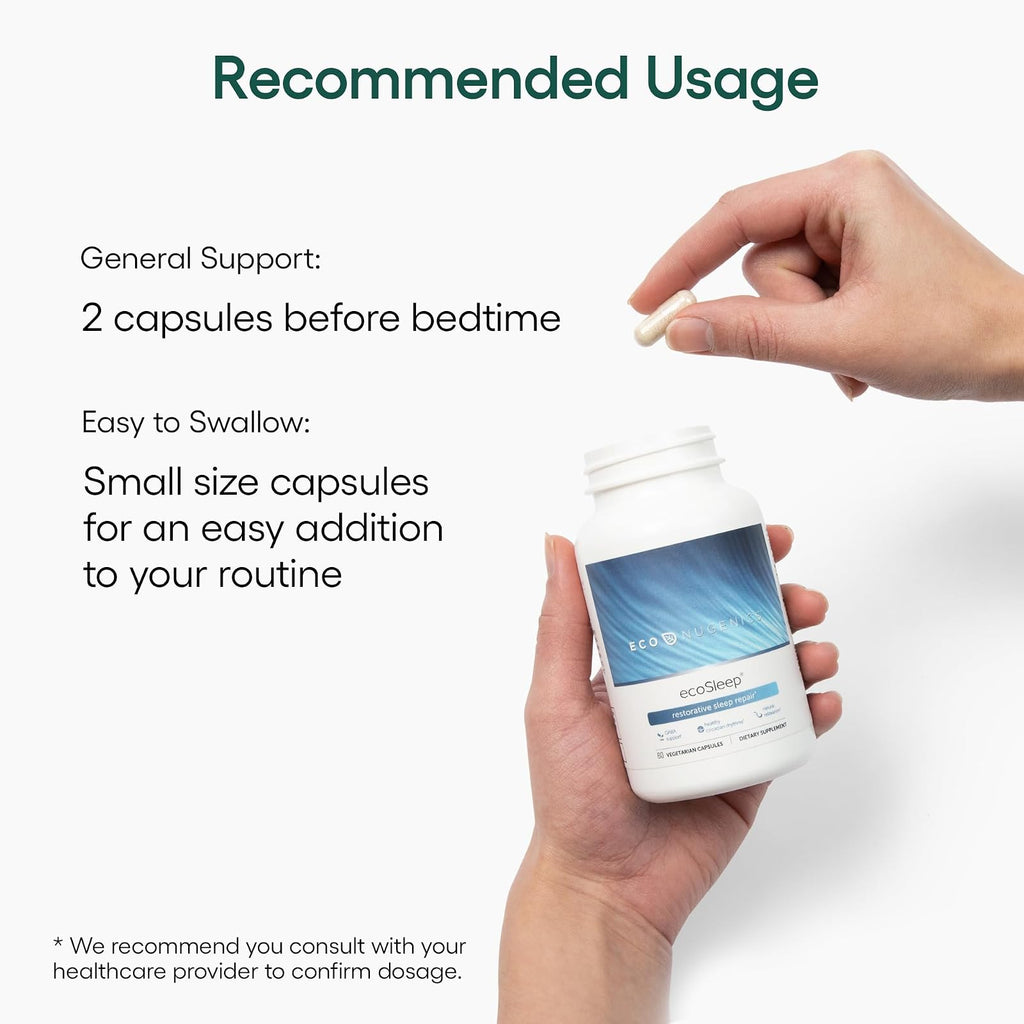 ecoNugenics melatonin for a peaceful rest