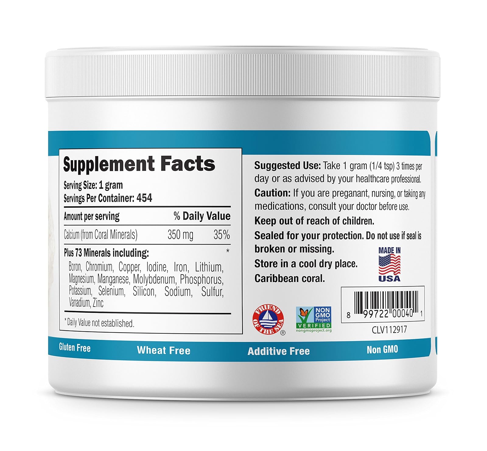 Ecopure calcium powder for daily use