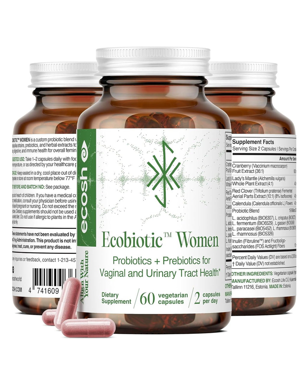 Ecosh women's probiotic capsules