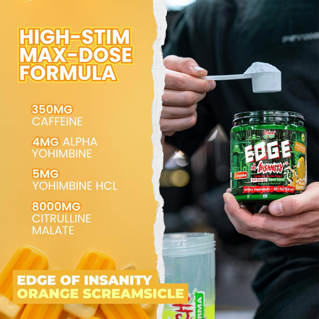 Edge of Insanity pre-workout for endurance