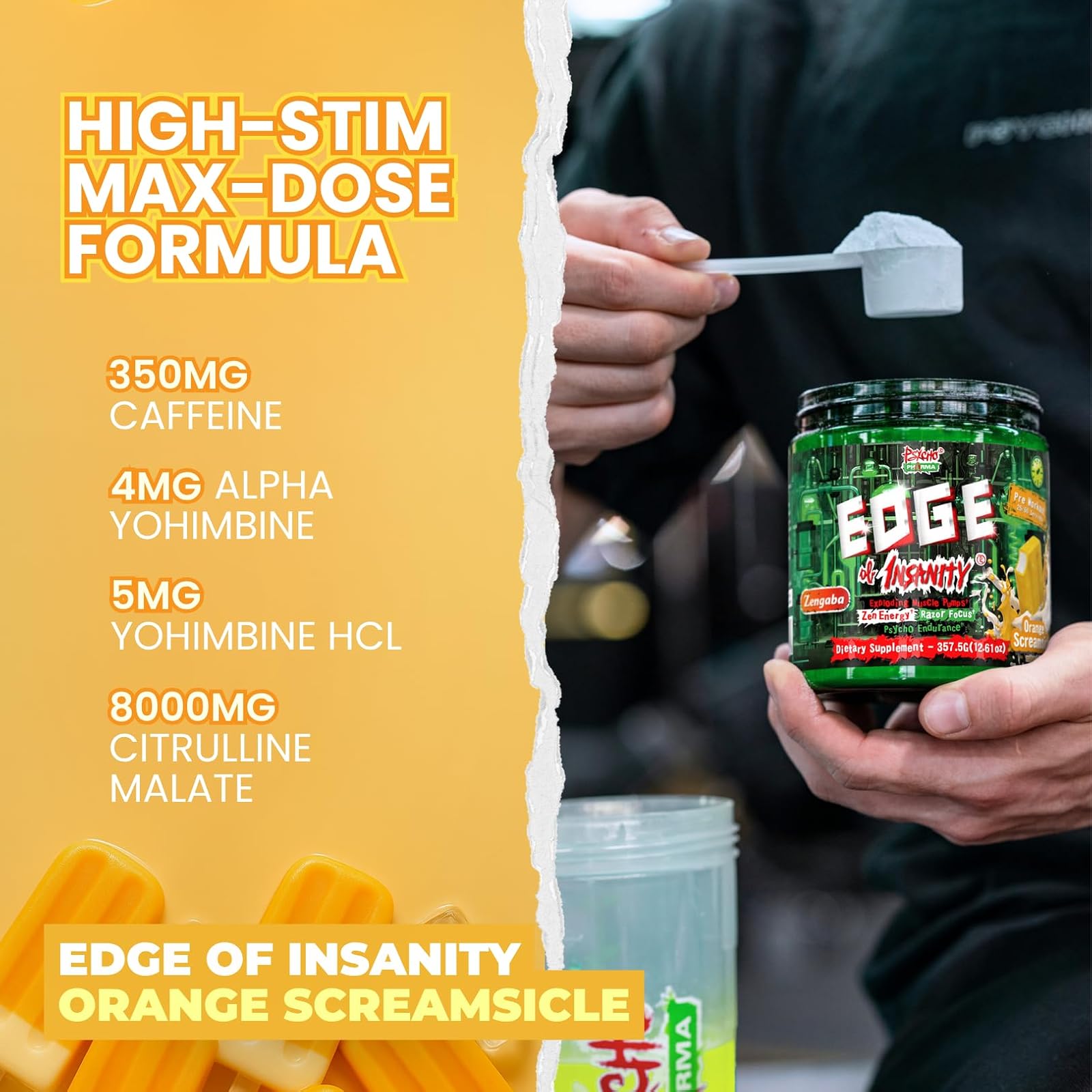Edge of Insanity pre-workout for endurance
