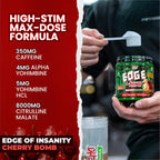 Edge of Insanity pre-workout for muscle pump