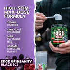Edge of Insanity pre-workout powder flavour options
